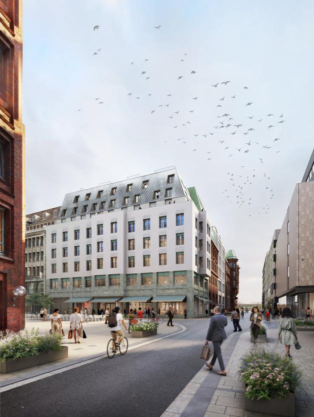 Hamburger Hof: Neubau-Projekt mit Rooftop-Bar und Wohnungen