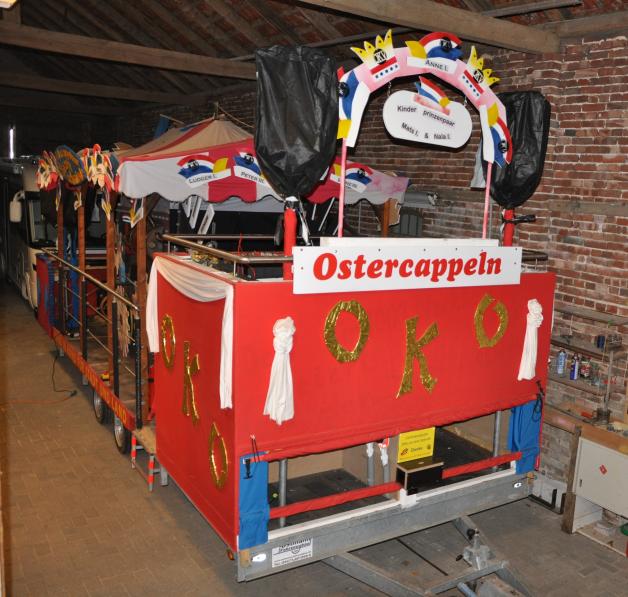 Das ist der Karnevalswagen des Ostercappelner Karnevalsverein