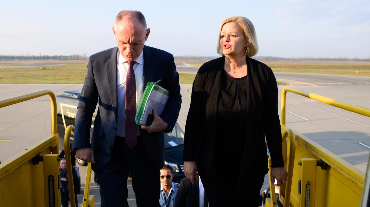 Terrorgefahr? Nancy Faeser bricht Reise nach Syrien ab