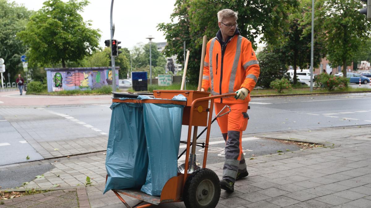 Auf Tour mit Elmshorns Müllsammlern: Sie machen den Dreck weg