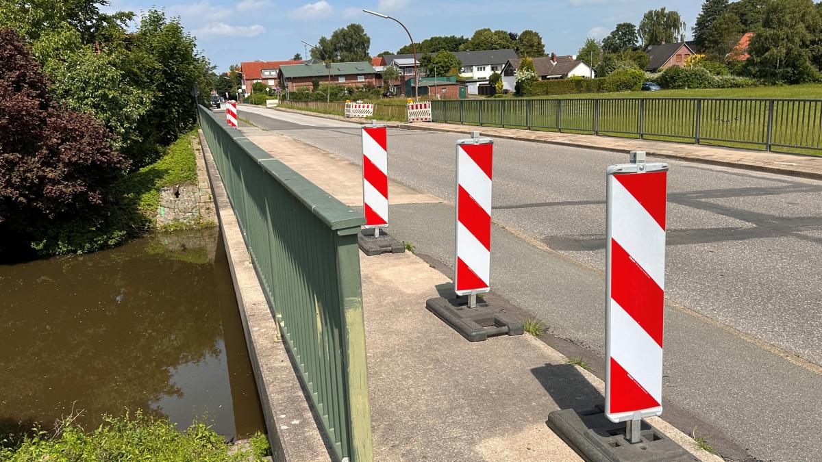 Brücke über den Kremper Rhin wird bis Ende November saniert