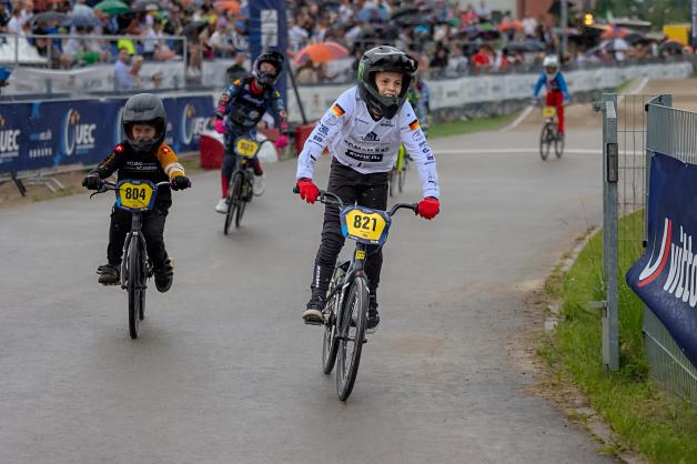 Luke Harms (8) aus Meppen ist BMX-Europameister 2025.