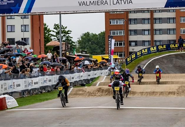 Luke Harms (8) aus Meppen ist BMX-Europameister 2025.