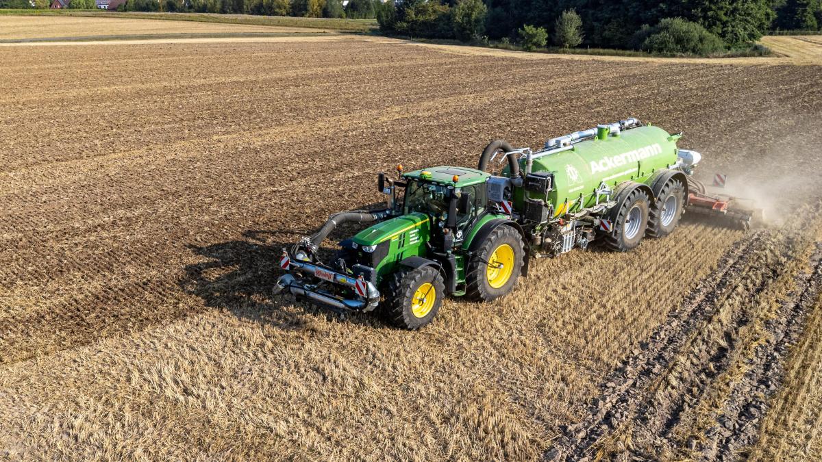 70 Millionen Liter Gülle: Ackermann bewegt kostbares Gut in Melle