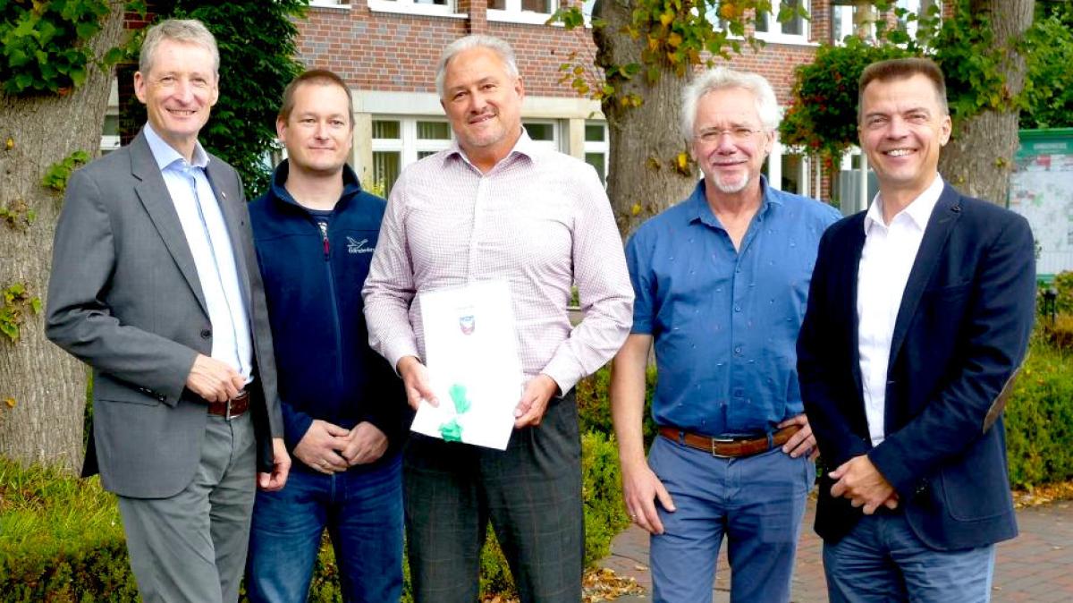 André Schütte feiert 25 Jahre bei der Gemeinde Ganderkesee
