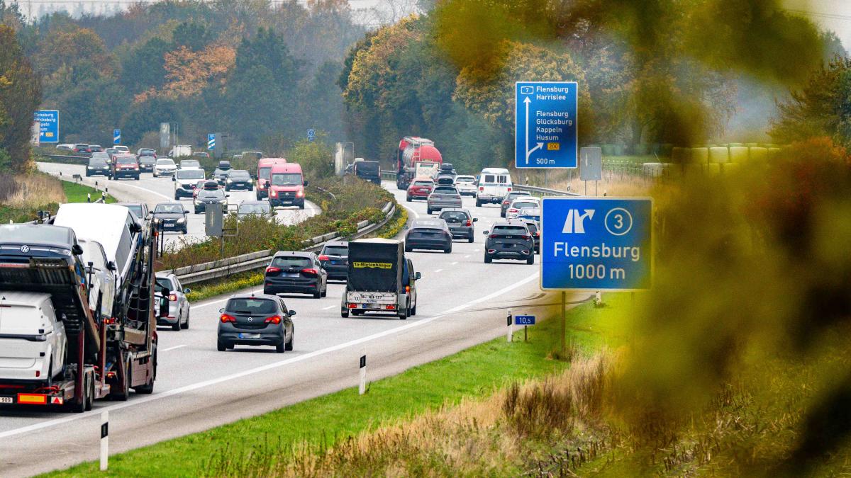 A7 Richtung Flensburg