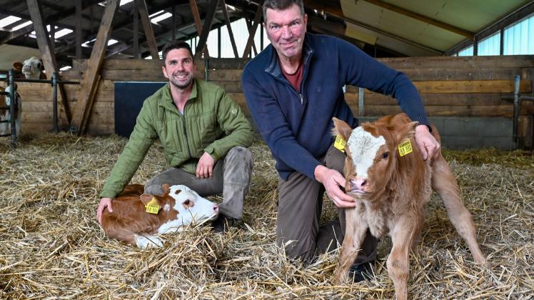 Gbr Landwirtschaft Vater Sohn