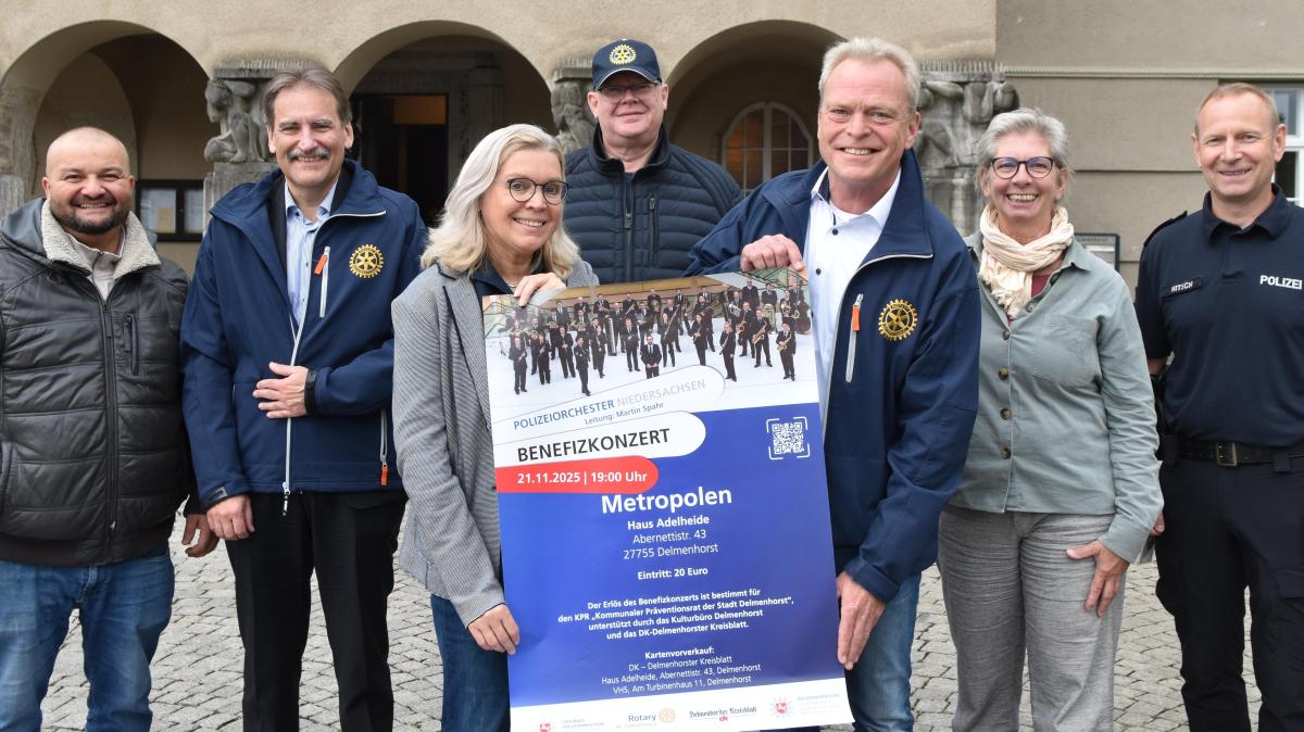 Polizeiorchester Niedersachsen gibt Benefizkonzert in Delmenhorst
