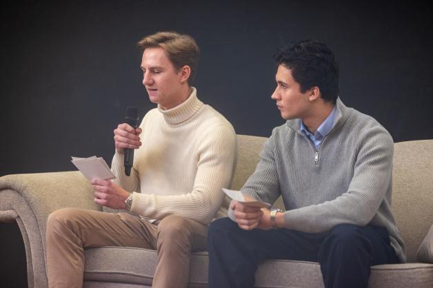 Boris Pistorius diskutiert Wehrdienst mit Schülern in Osnabrück