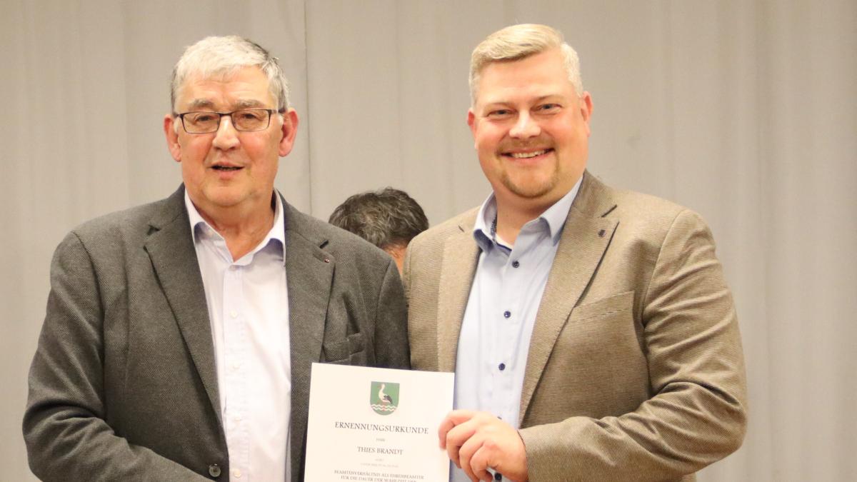 Neuer Bürgermeister in Bergenhusen: Helmut Schriever hört auf