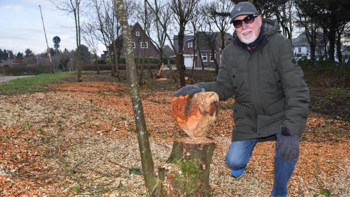 Bank und Herz aus Holz: Witwer Uwe Witt erinnert sich an Barbara