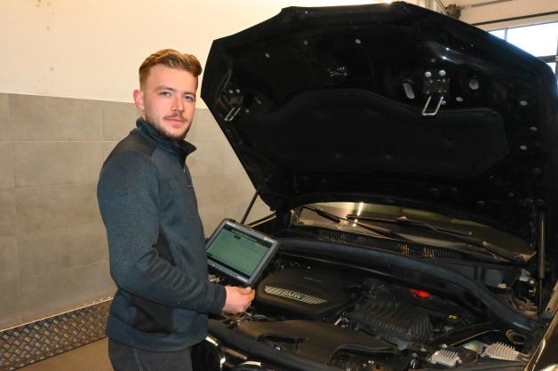 Mit 21 arbeitet Marvin Gerzen als Kfz-Meister in Quakenbrück