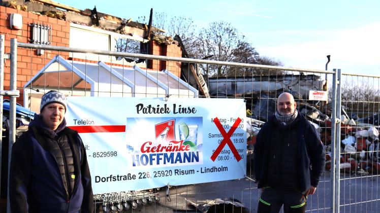 Getränkemarkt in Lindholm nach Brand: Hürden beim Neustart