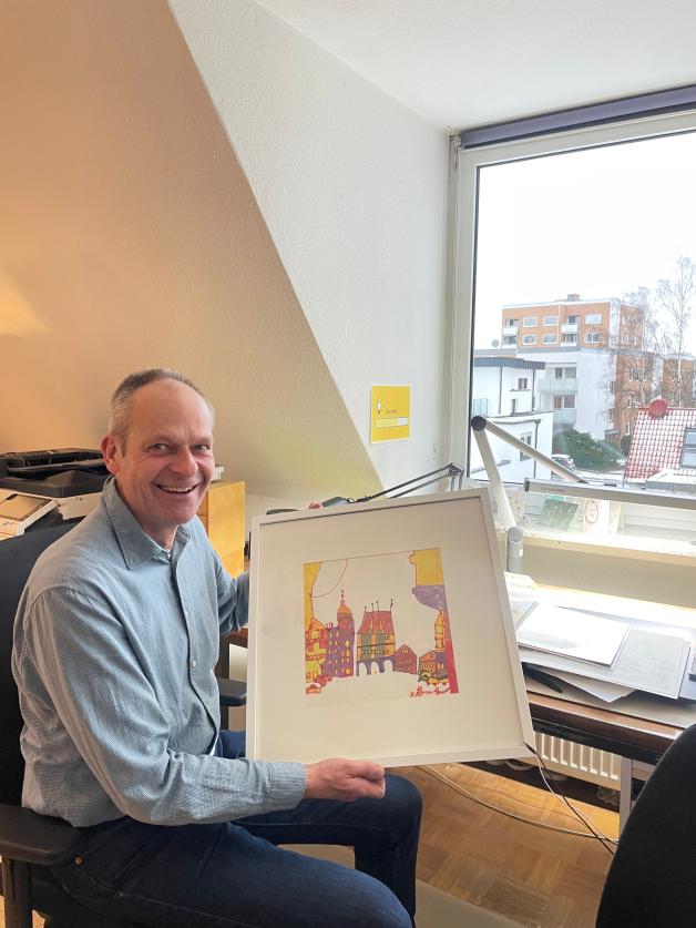 Kinderbuch-Illustrator aus Osnabrück: Markus Humbach im Atelier