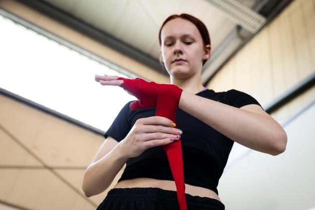 Damenboxen-Sparring in Osnabrück: Hanna Rolfes wächst im Ring