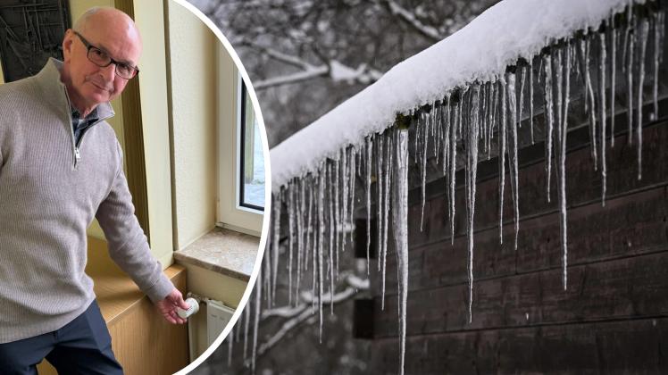 Tauwetter in Rendsburg: Gefahr durch Rohrbruch und Dachlawinen