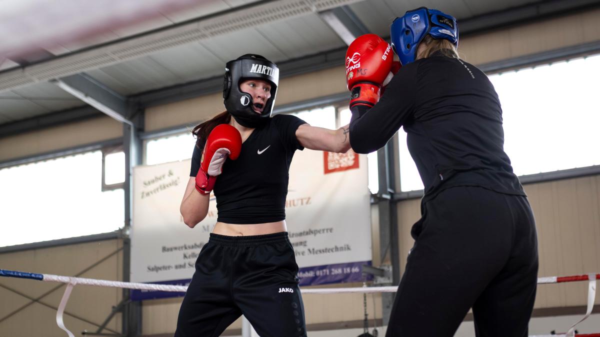 Damenboxen-Sparring in Osnabrück: Hanna Rolfes wächst im Ring