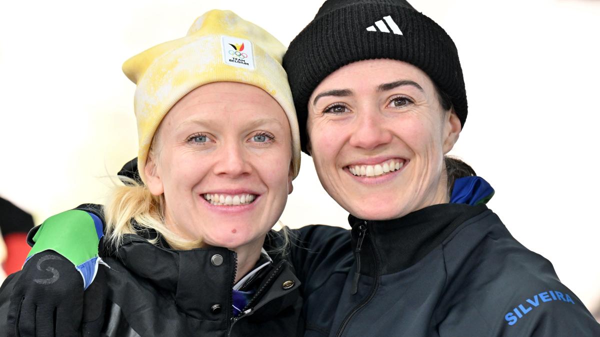 Olympia 2026: Skeleton-Paar sorgt mit Kuss für Aufsehen