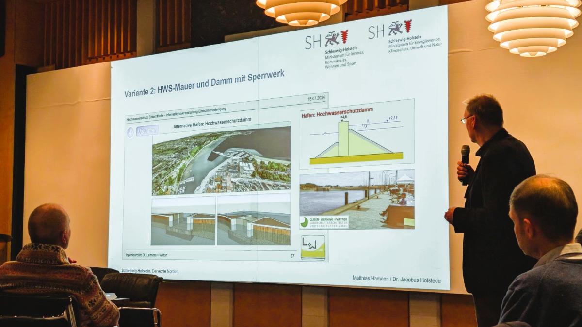 Hochwasserschutz Eckernförde: Vorstellung der Pläne im Juni?