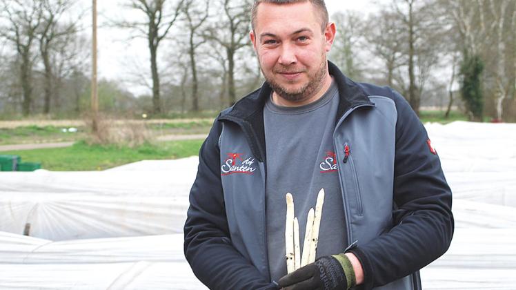 Der erste Spargel der Saison