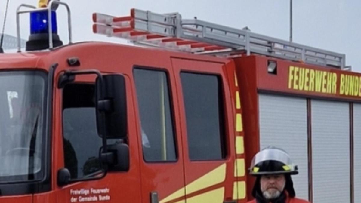 Feuerwehr Bunde rückt erneut zum Combi-Markt aus