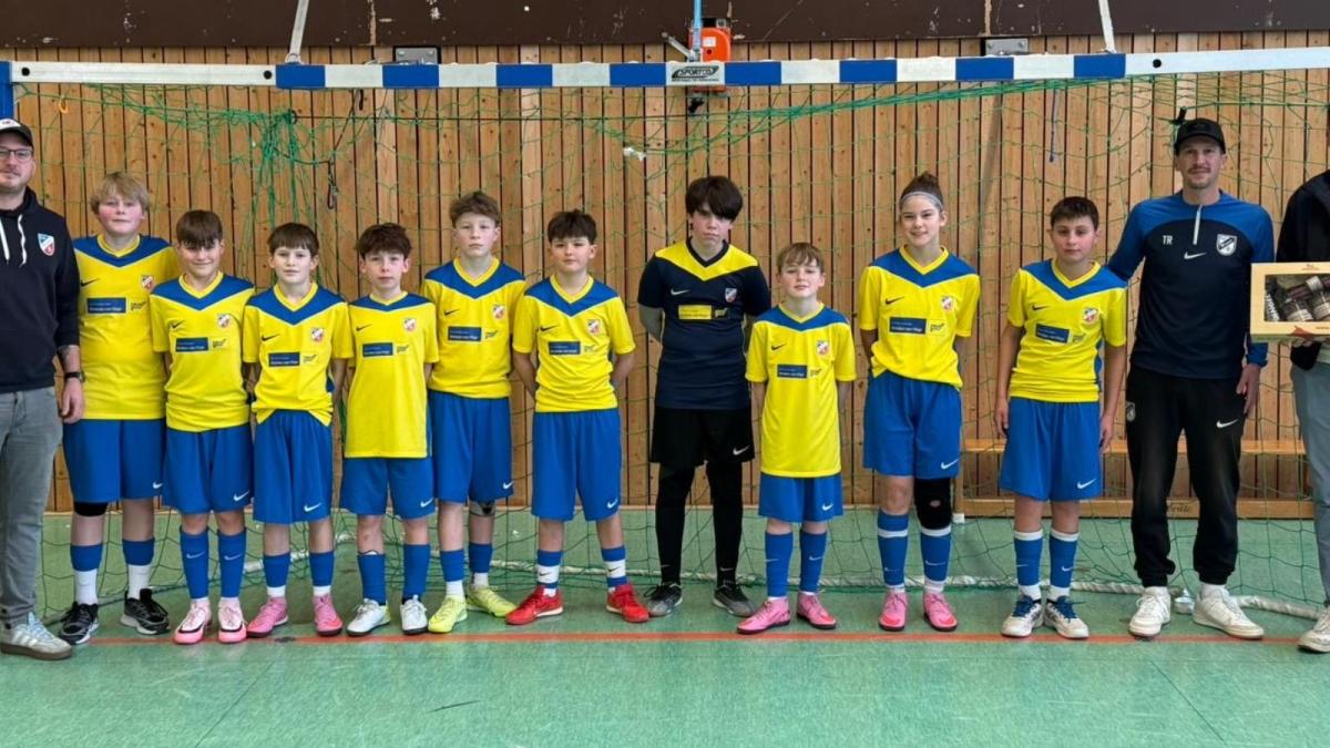 Neue Trikots bringen Weeners D-Jugend Glück