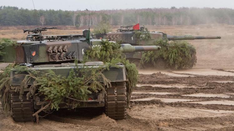 Deutschland will 14 Leopard-2-Panzer in die Ukraine schicken