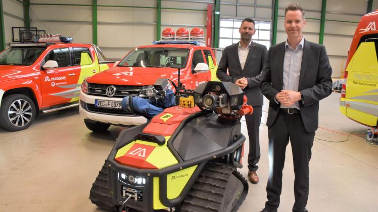 Alpha Robotics Vechta präsentiert einen Wolf, der schützt