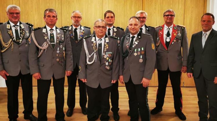 Bei den Dinklager Schützen ist der alte Präsident auch der neue