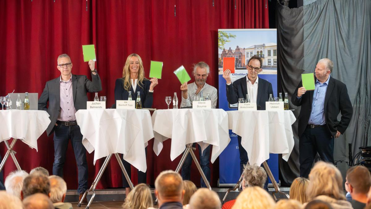 Bürgermeisterkandidaten im Brookmerland: So lief die Debatte