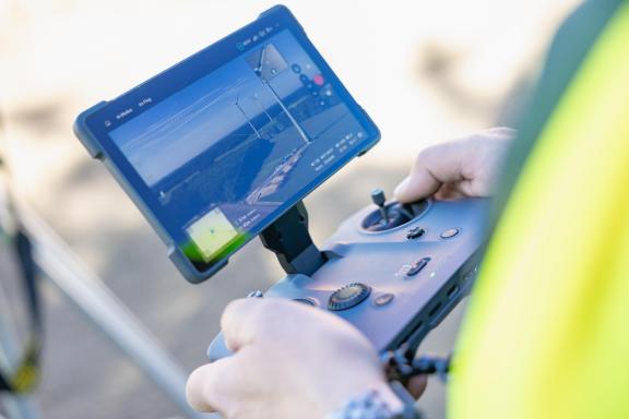In Bildern: Sprengung zweier Windräder im Windpark Gehrde