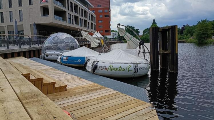 Wassertourismus in Lingen: Alter Hafen wird Freizeitoase