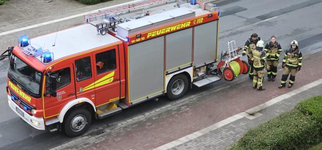 Schmorgeruch im Fahrstuhl: Feuerwehreinsatz im Pius-Stift